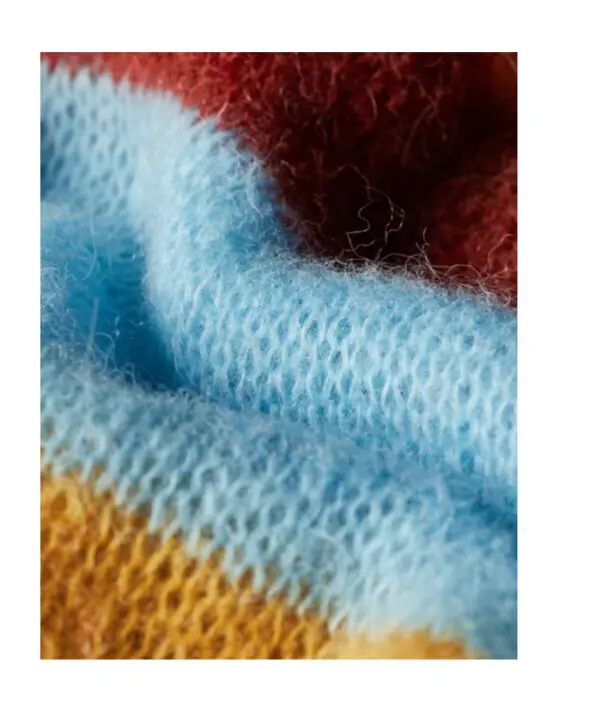 Paul Smith Flared Sleeve Striped Knitted Sweater