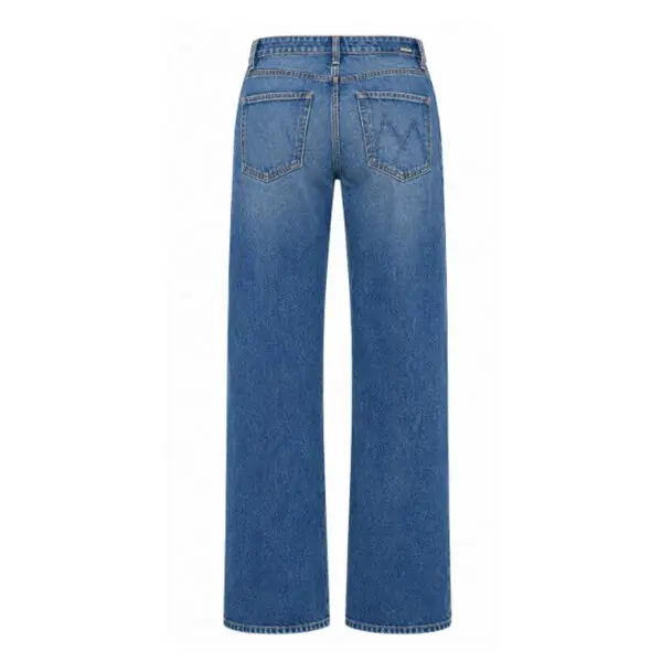 MOTHER The Dodger Flood Wide-leg Jeans - Blue