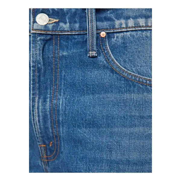 MOTHER The Dodger Flood Wide-leg Jeans - Blue