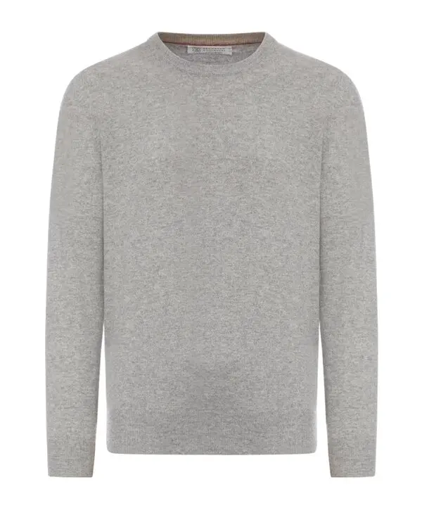 Brunello Cucinelli Crew Neck Long-sleeved Knitwear