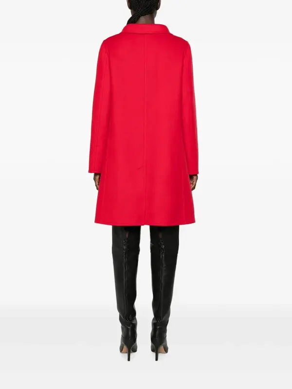 Valentino Garavani Long-sleeved Coat With Logo Detail
