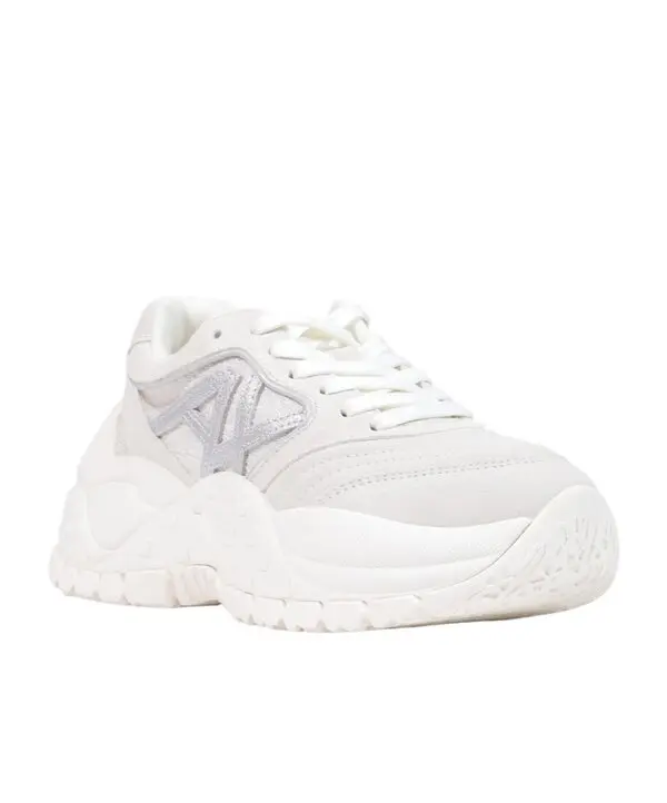 Armani Exchange Round-toe Lace-up Sneakers