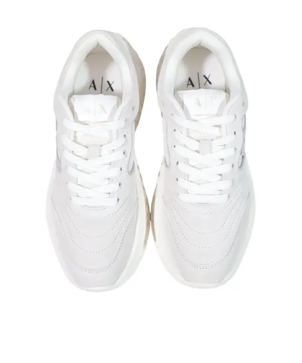 Armani Exchange Round-toe Lace-up Sneakers