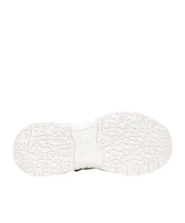 Armani Exchange Round-toe Lace-up Sneakers