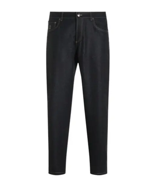 Brunello Cucinelli Logo Patch Straight-leg Jeans