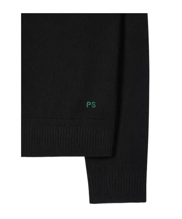 Paul Smith Contrast-collar Merino Wool Cardigan