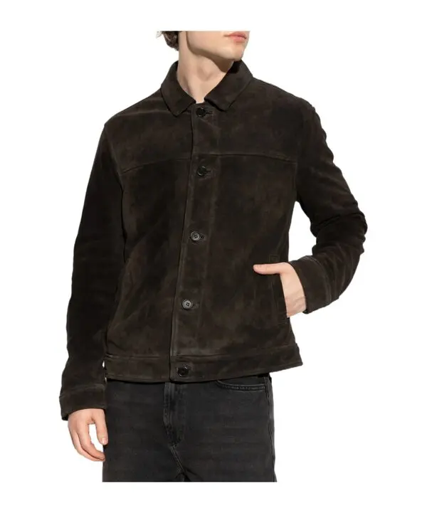 ALLSAINTS Suede Button-closure Jacket