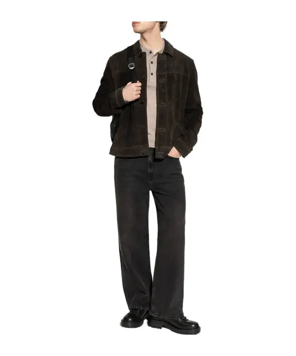ALLSAINTS Suede Button-closure Jacket