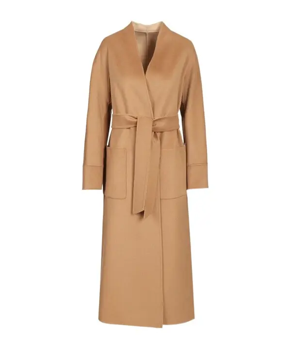 Max Mara Nodo Reversible Belted Coat - No