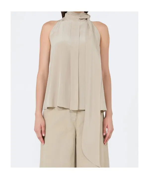 Max Mara Pleated Top
