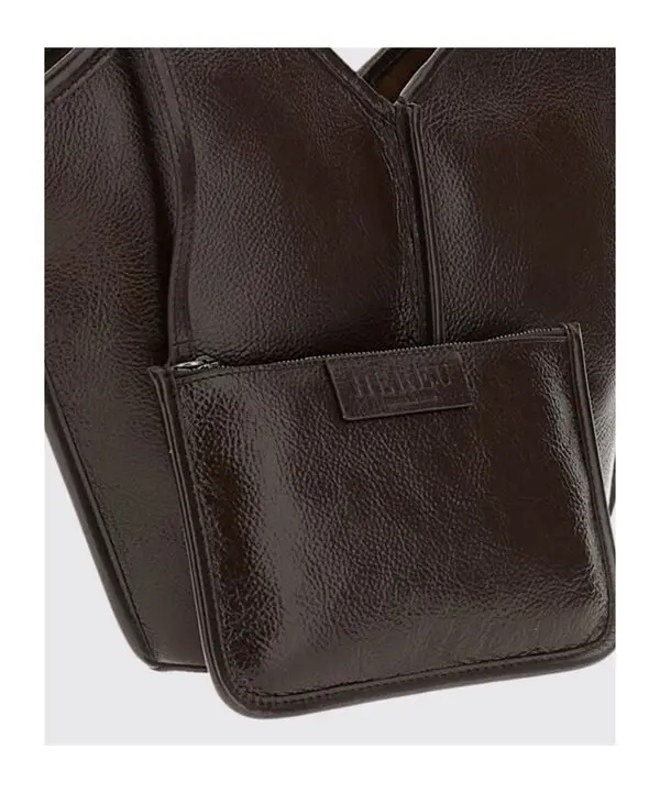 Hereu Calella S Leather Tote Bag