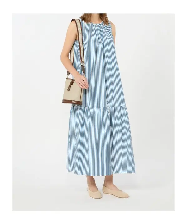 Max Mara Long Cotton Poplin Dress