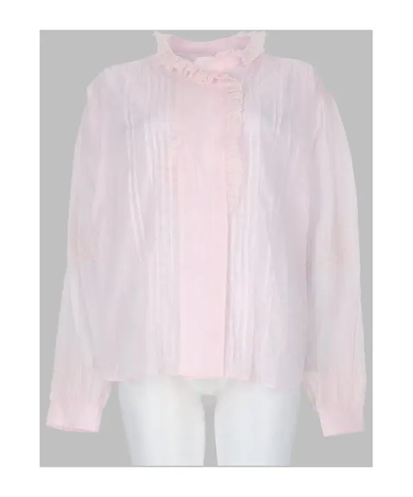 Isabel Marant Étoile Leota Ruffled Long-sleeved Shirt