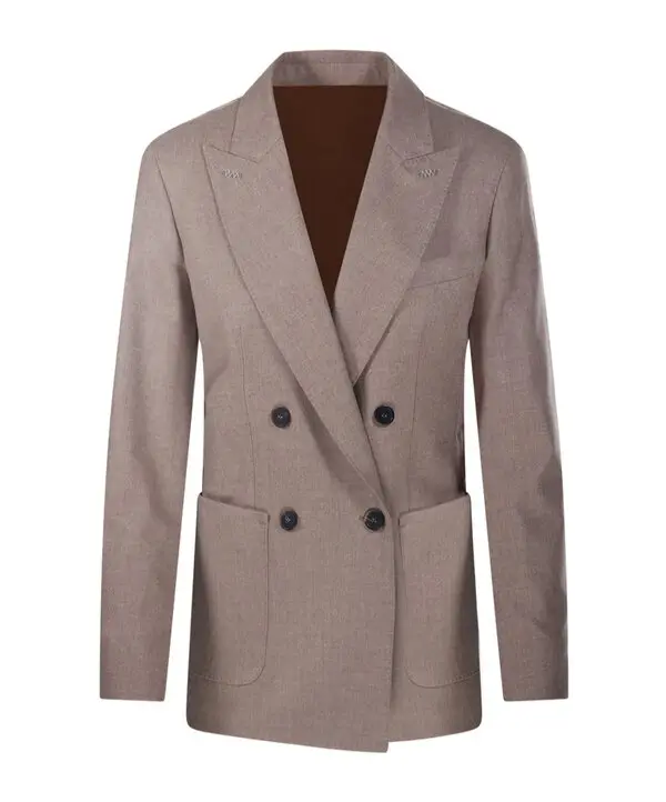 Max Mara Long-sleeve Casual Jacket - Gray
