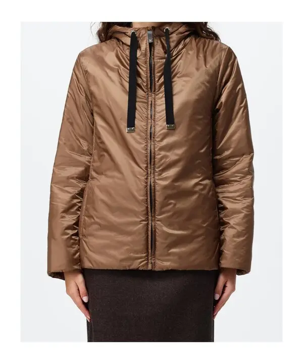 Max Mara The Cube Greenh Drawstring Hooded Jacket