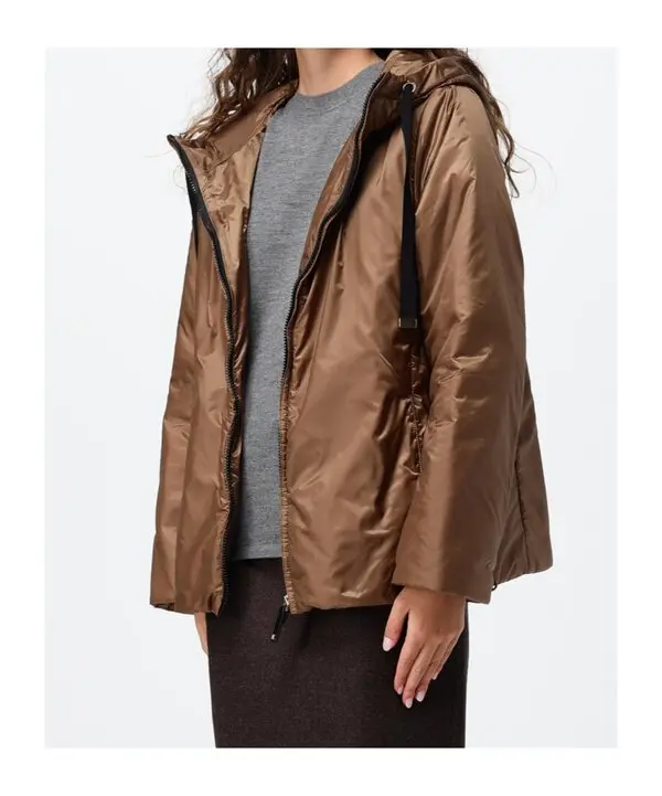 Max Mara The Cube Greenh Drawstring Hooded Jacket
