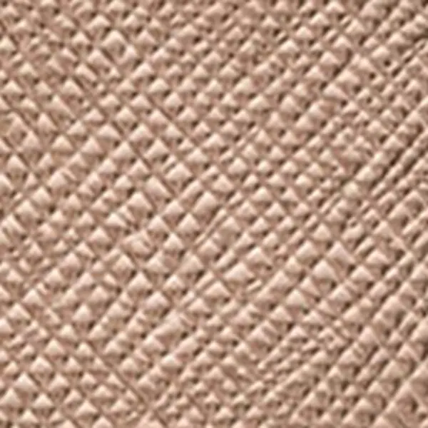Prada Metallic Saffiano Leather Card Holder - Nude
