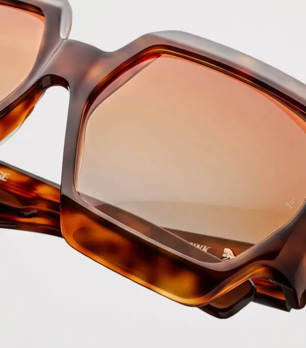 JACQUES MARIE MAGE Grand Funk Hexagonal Sunglasses
