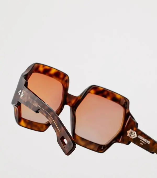 JACQUES MARIE MAGE Grand Funk Hexagonal Sunglasses