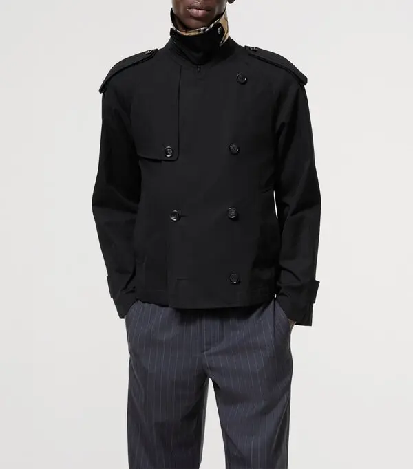 Burberry Tropical Gabardine Leadenham Trench Coat
