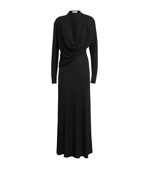 RETORI Jersey Hooded Maxi Dress
