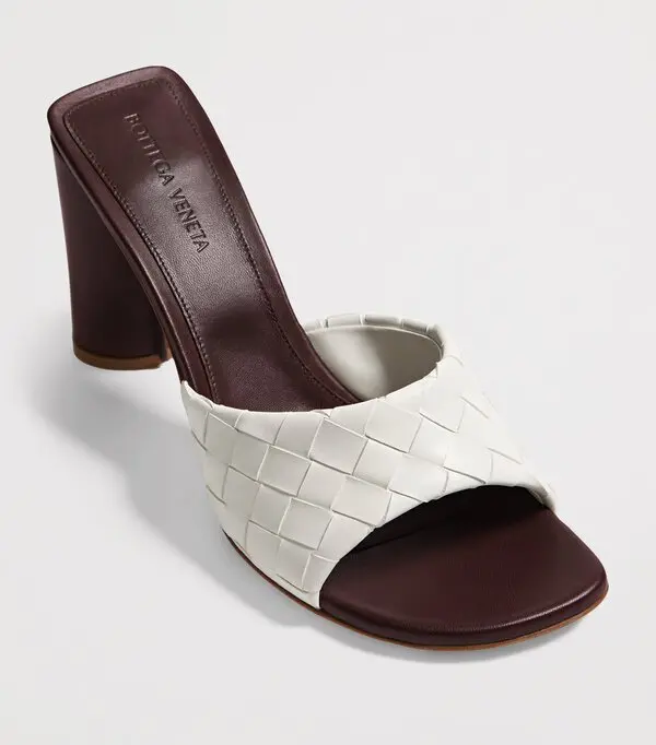 Bottega Veneta Lambskin Livia 90 Heeled Mules