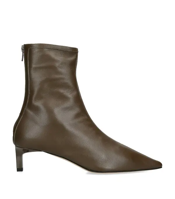 Dear Frances Leather Ankle Boots