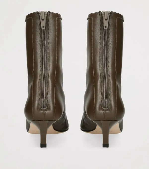 Dear Frances Leather Ankle Boots