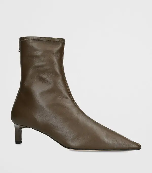 Dear Frances Leather Ankle Boots