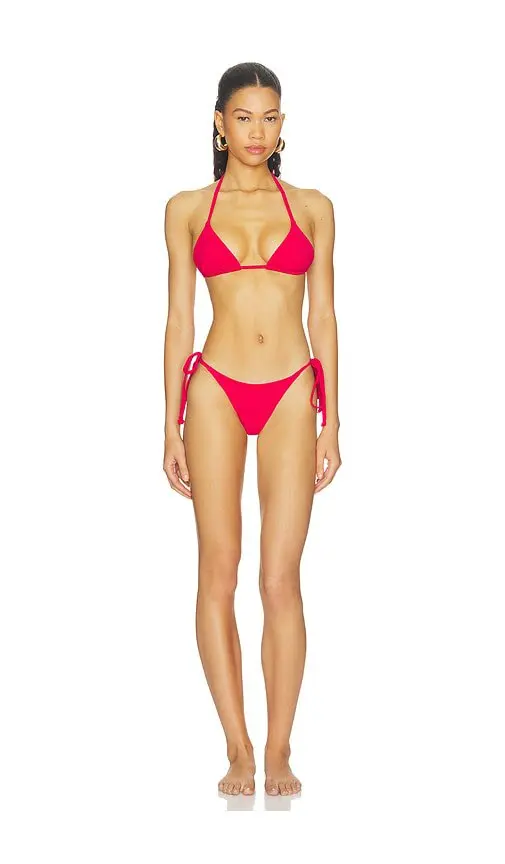 Bond Eye Addison Bikini Bottom In Red