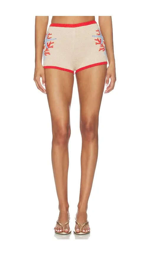 Retrofete Aralyn Knit Short With Metallic Threading