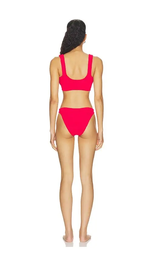 Hunza G Julia Bikini Set With Gold Hoop