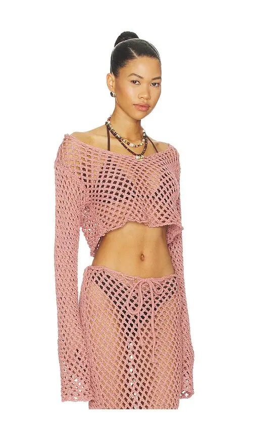 BANANHOT Magen Crochet Knit Shirt