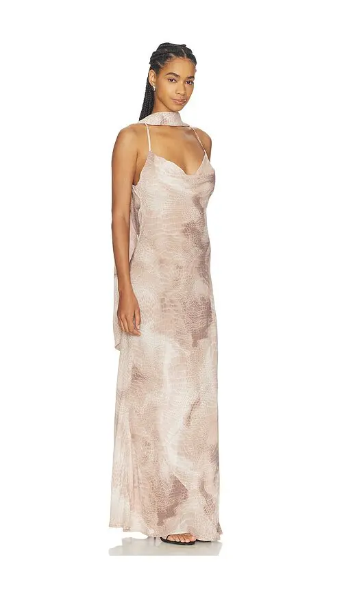 AFRM Cheryl Dress In Brown