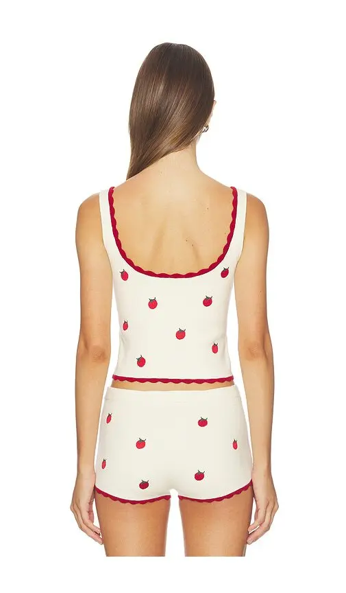 Majorelle Emmile Tomato Tank In Cream