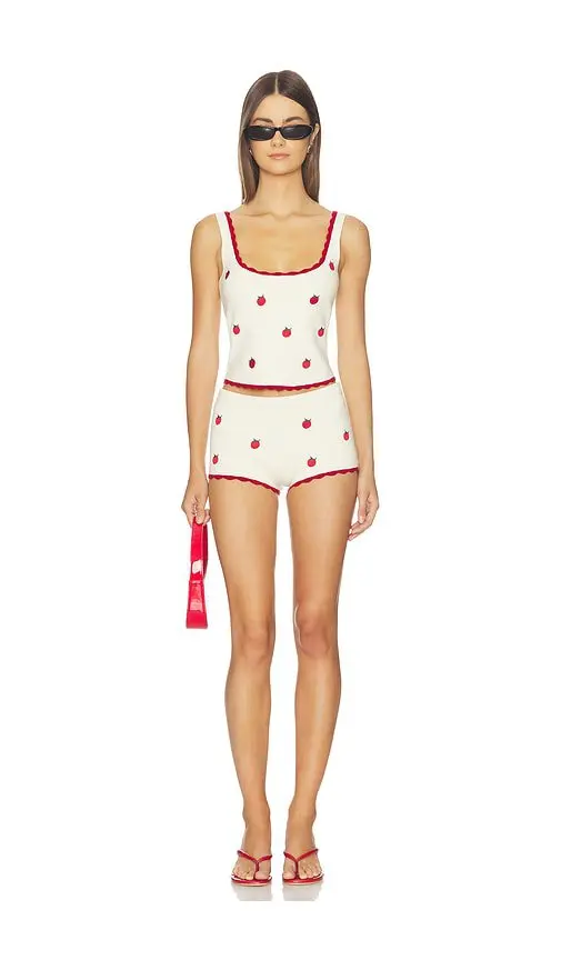 Majorelle Emmile Tomato Tank In Cream