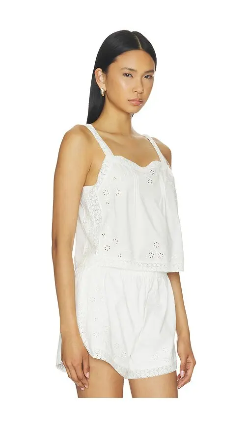 CLEOBELLA Amal Eyelet Cotton Top