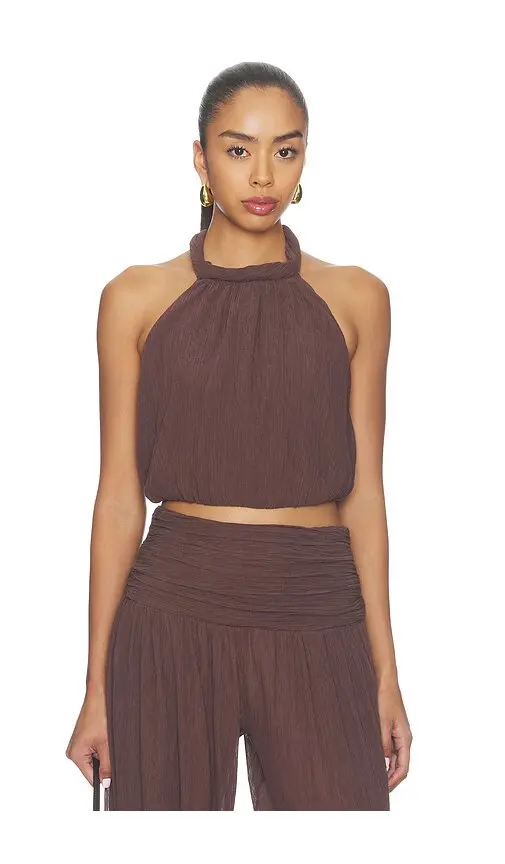 CAMILA COELHO Mirelle Halterneck Top