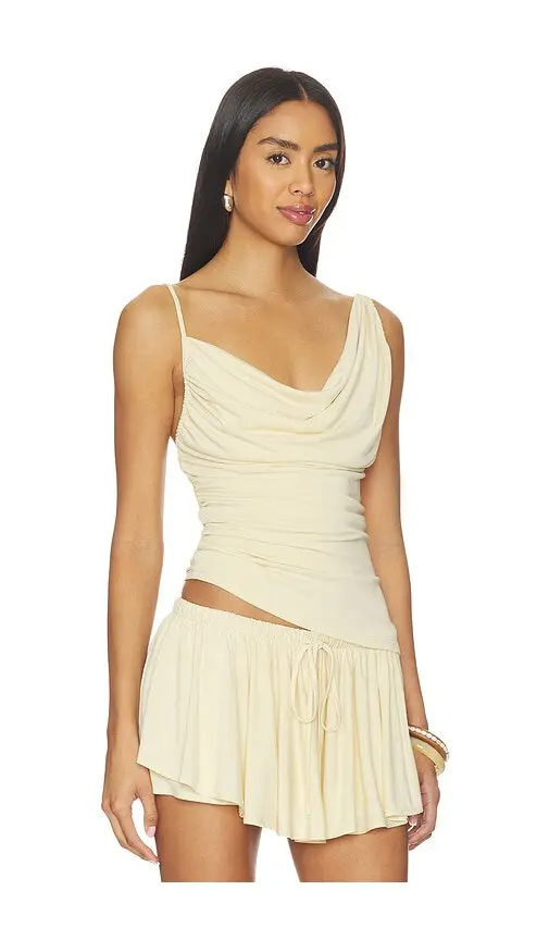 NIA Luz Draped Tank Top