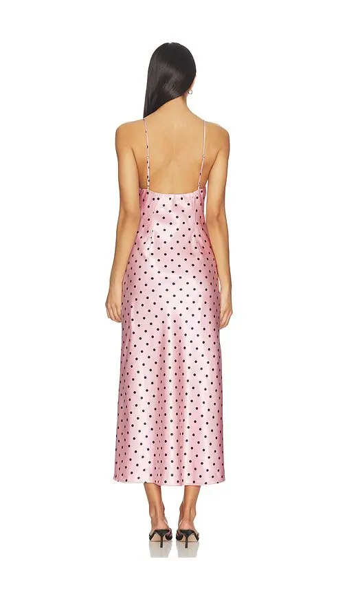 NIA Jasmine Polka Dot Slip Dress