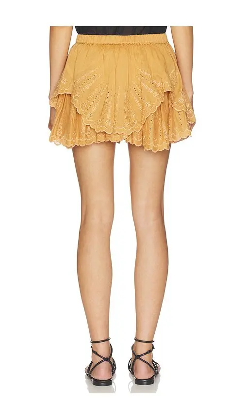Isabel Marant Étoile Layale Short In Brown
