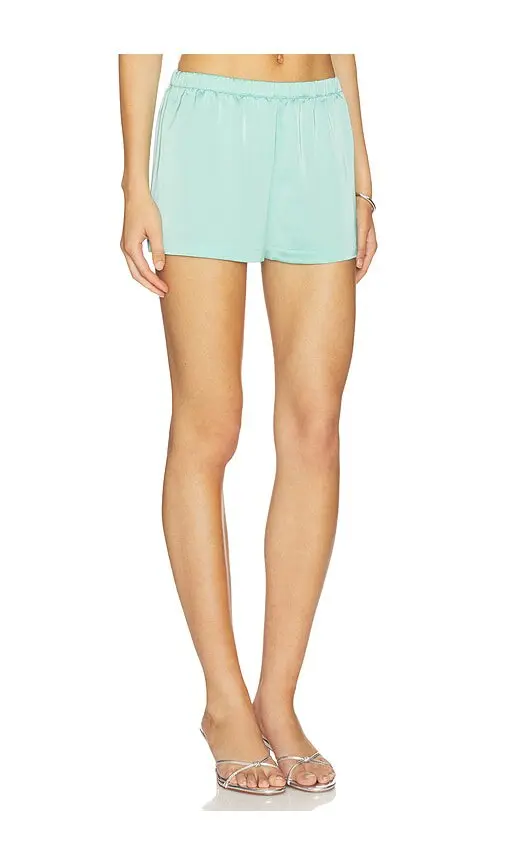 Amanda Uprichard Mariko Shorts In Green