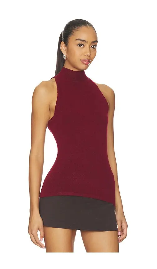 GEEL Antonia Top In Burgundy