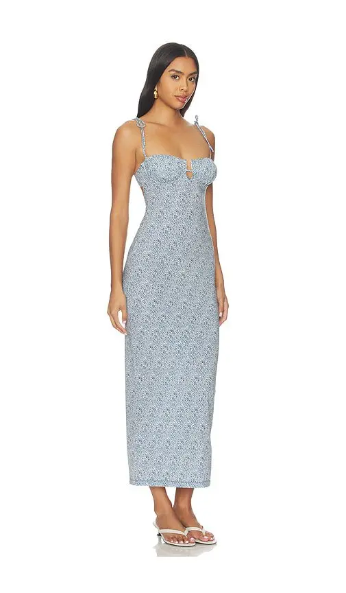 MONTCE Petal Long Slip Dress