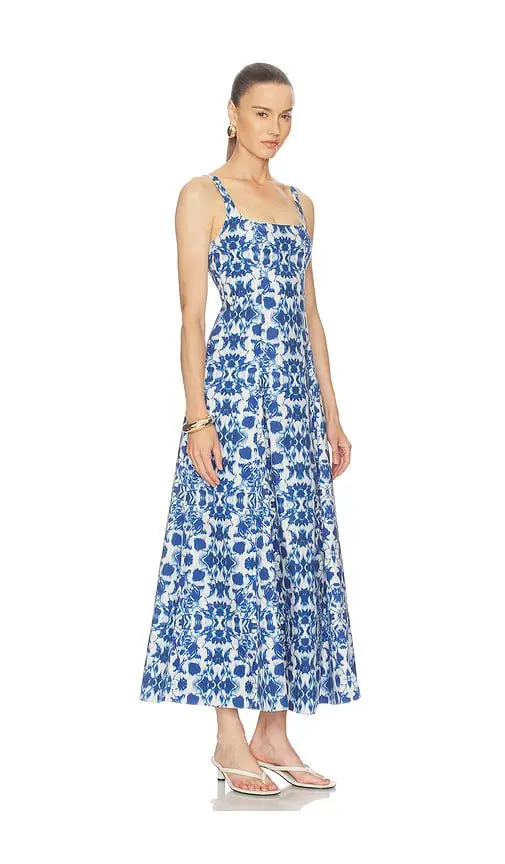 Clea Rafaella Printed Cotton Dress