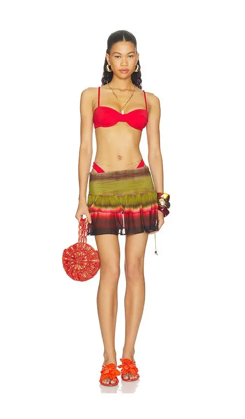 HAIGHT. Vintage Bikini Top In Red