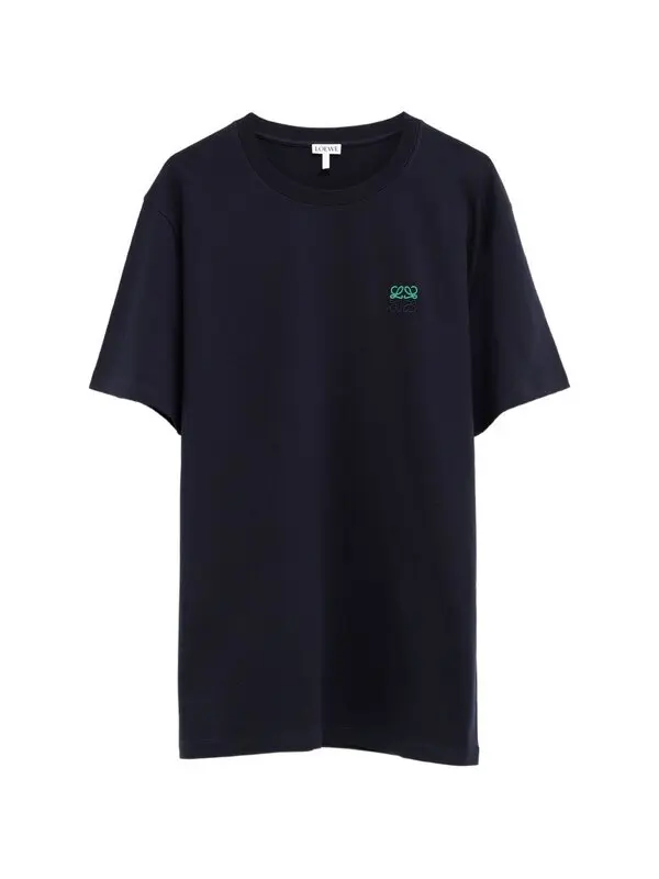 Loewe Anagram Cotton T-shirt - Blue