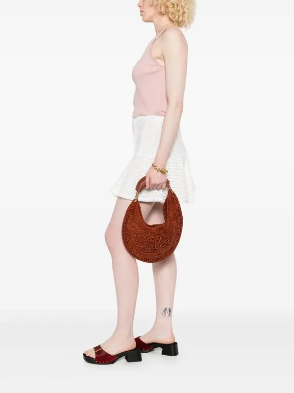 Chloé Summer Banana Rafia Hobo Bag