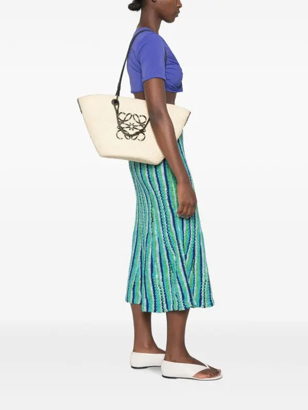 Loewe Anagram Rafia Medium Tote