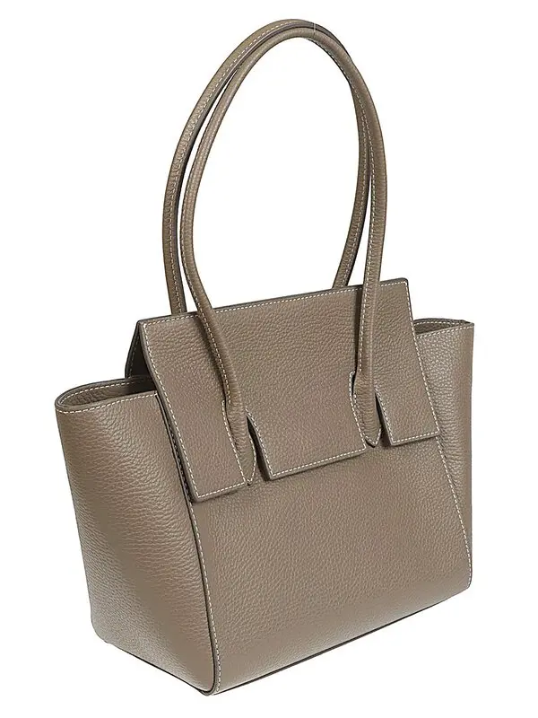 ROUNN Felice Flap Leather Tote Bag